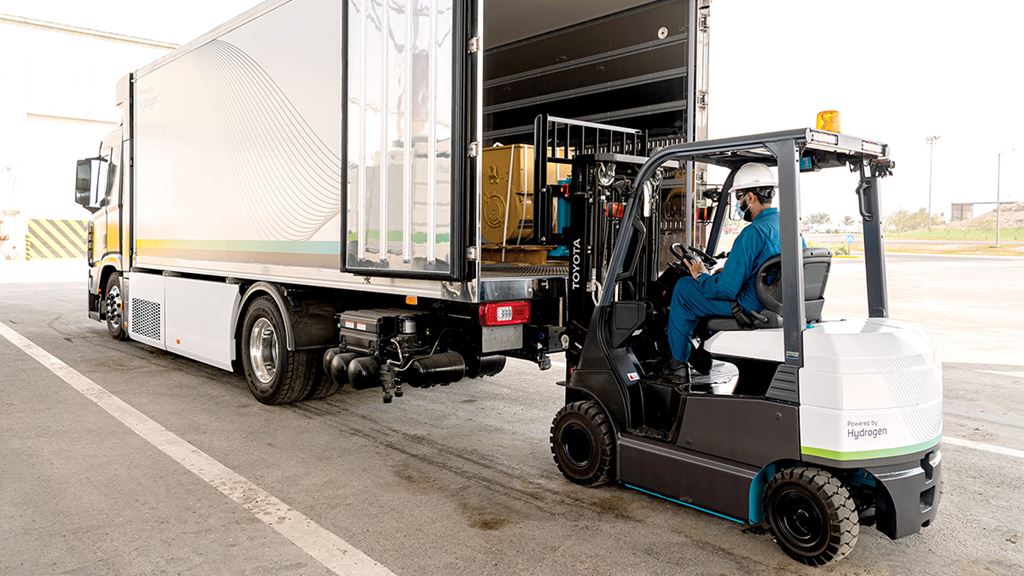 hydrogen-forklift | Aramco Life
