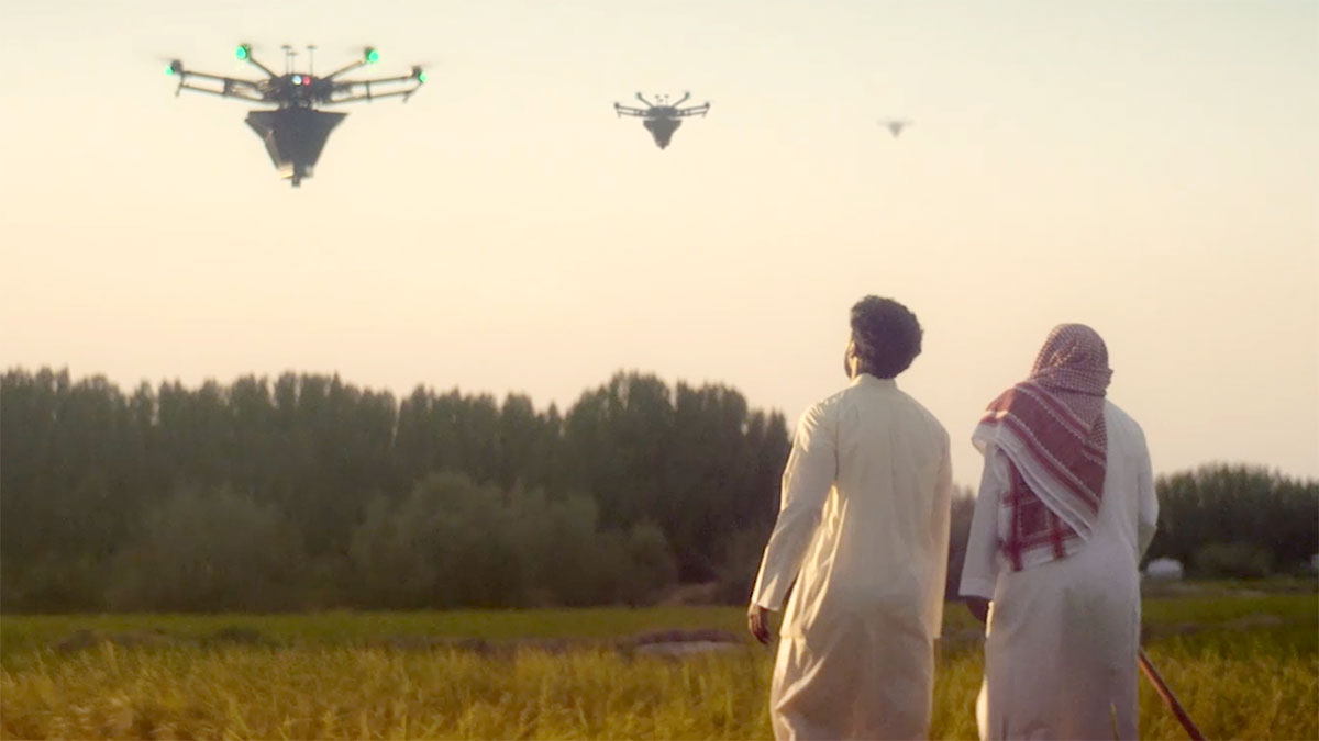 VIDEO Al Hasa drones battle desertification in al Has a | Aramco Life